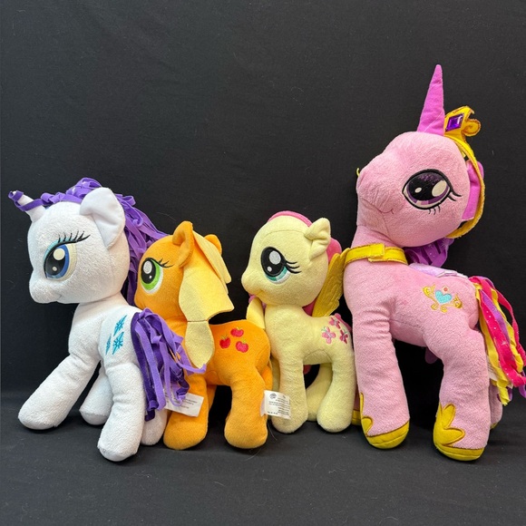 My Little Pony | Toys | My Little Pony Plush Lot Of 4 Hasbro Large ...